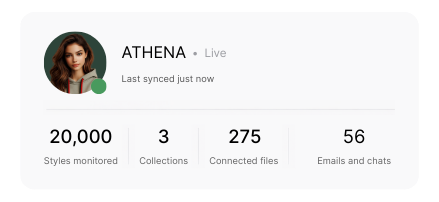 Athena Studio | AI-native OS for fashion product-to-market teams